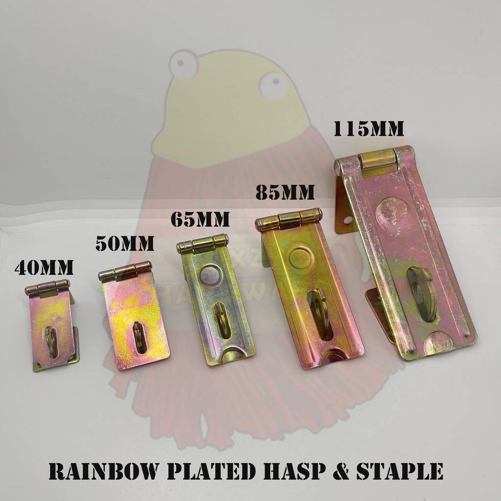 Rainbow Coated Hasp and Staples (Pengapit & Ruji) | Shopee Malaysia