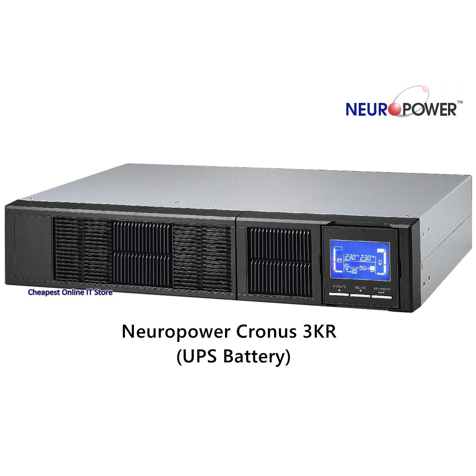 Neuropower Cronus 3KR Rackmount Series UPS/ Backup Battery (3000VA ...