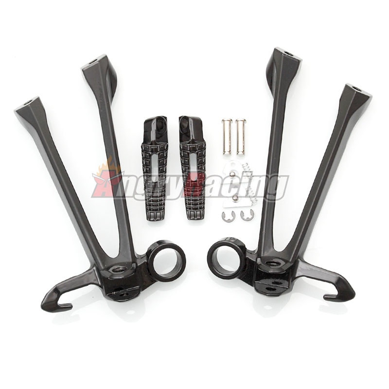 Motorcycle Rear Foot Pegs Footrests Pedals For Suzuki GSXR 1000 ...