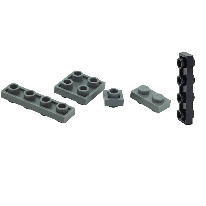MOC Building Blocks Creative Both Sides Dots Special Plates 1x1 1x2 2x2 ...