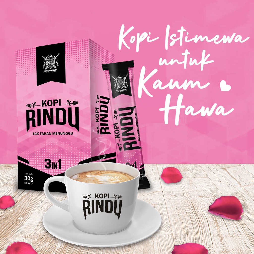 [ Local Ready Stocks ] Kopi Rindu PRIME 3in1 Kopi Wanita Sejati Lebih ...
