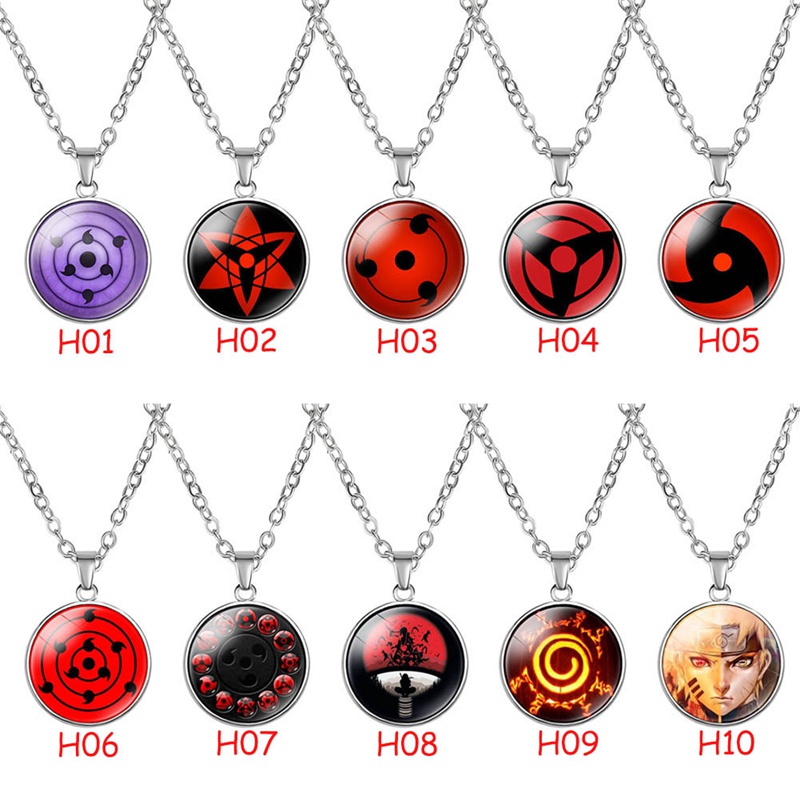 New Naruto Sharingan Eye Necklace Vintage Naruto Jewelry National Style ...
