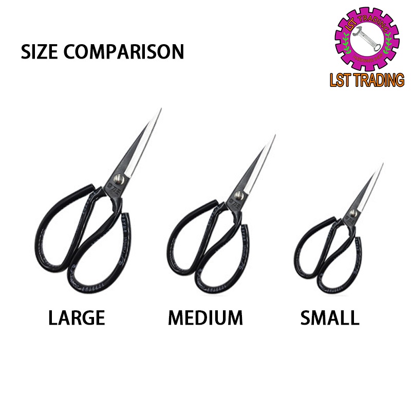 [READY STOCKS] SHARP SCISSORS / HIGH CARBON STEEL SCISSORS / GUNTING ...