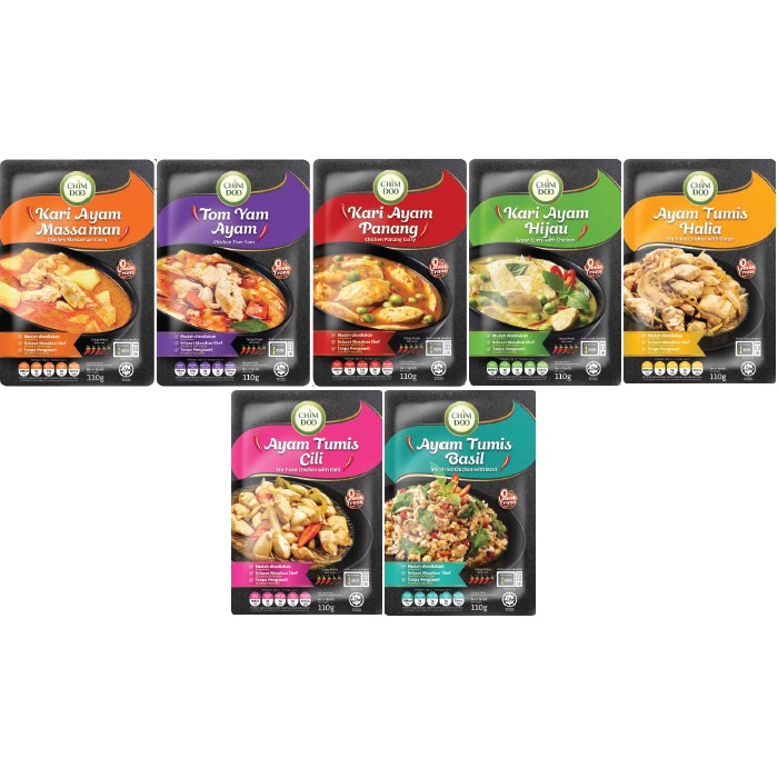 Chim Doo Halal Ready to Eat Meal Packet (Side Dishes) ChimDoo | Shopee ...