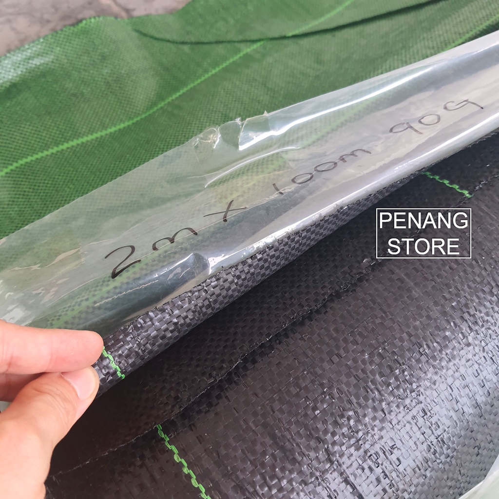 Weedmat weed mat 70gsm 90gsm heavy duty Plastik Penutup / weedtex lebar ...