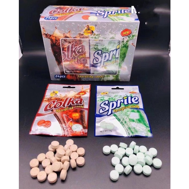 MJK cola &sprite soda candy 24pcs | Shopee Malaysia