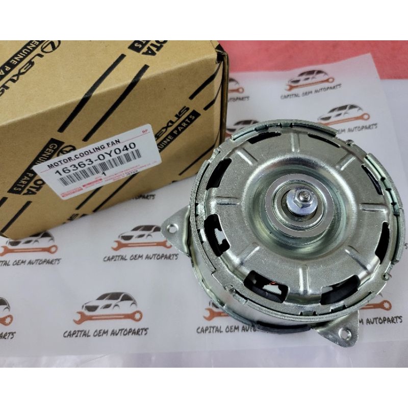 16363-0Y040 TOYOTA RADIATOR FAN MOTOR VIOS NCP150 NSP151 SIENTA 2013 ...