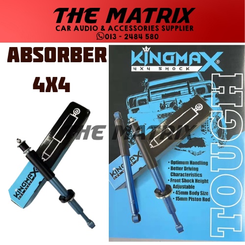 4x4 Absorber Kingmax Gas Shock Absorber 1 Inch Lift | Shopee Malaysia