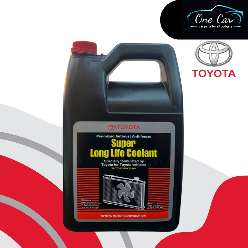 Toyota Genuine Radiator Super Long Life Coolant (3.785L) -Pink Colour (08889-80102) | Shopee ...