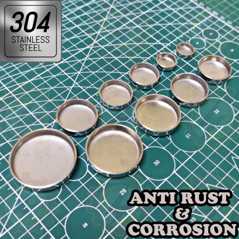 ORIGINAL QUALITY 304 STAINLESS STEEL WATER JACKET CORE PLUG SIZE 18/20 ...