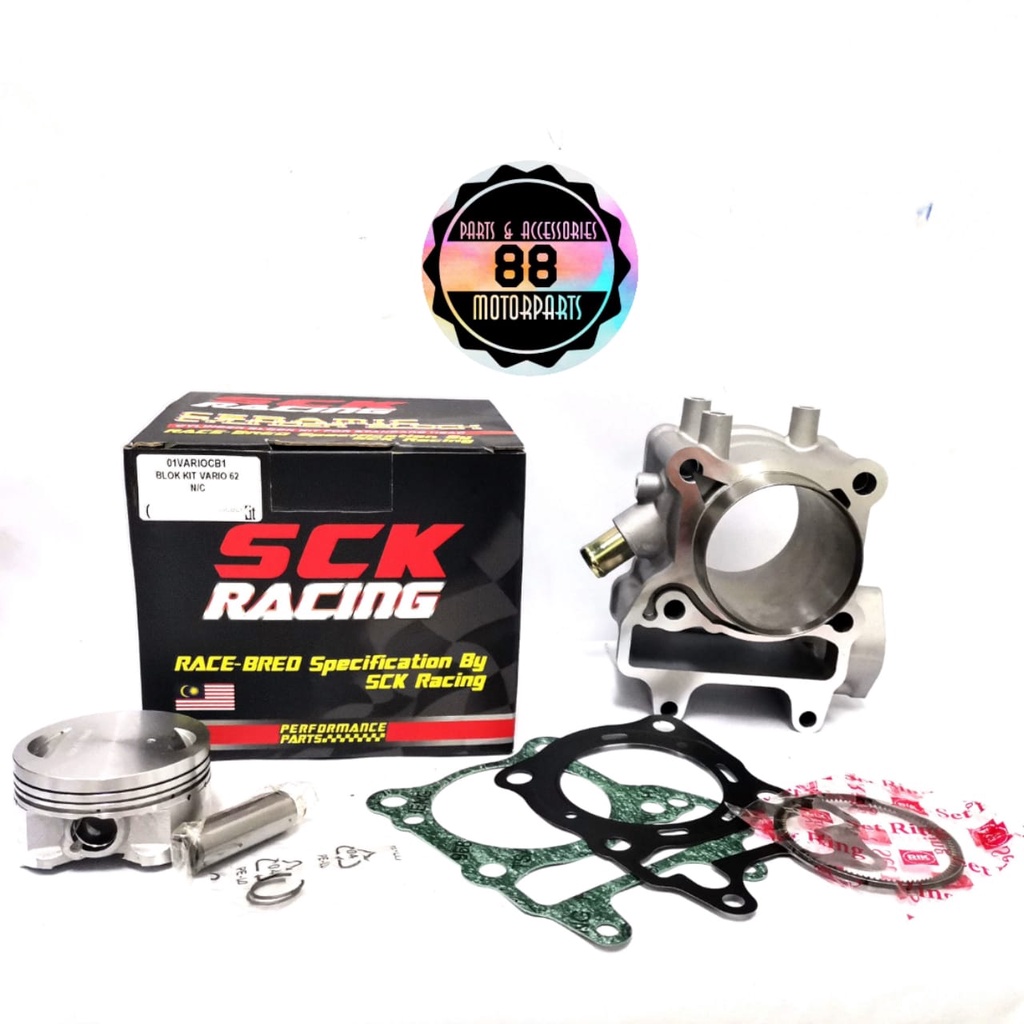 HONDA VARIO PCX150 62MM BLOCK KIT SET SCK RACING | Shopee Malaysia