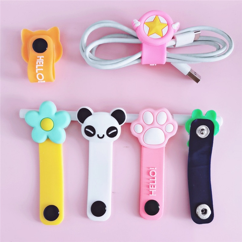 Cartoon Cable Protector Data Line Cord Protector Protective Case Cable ...