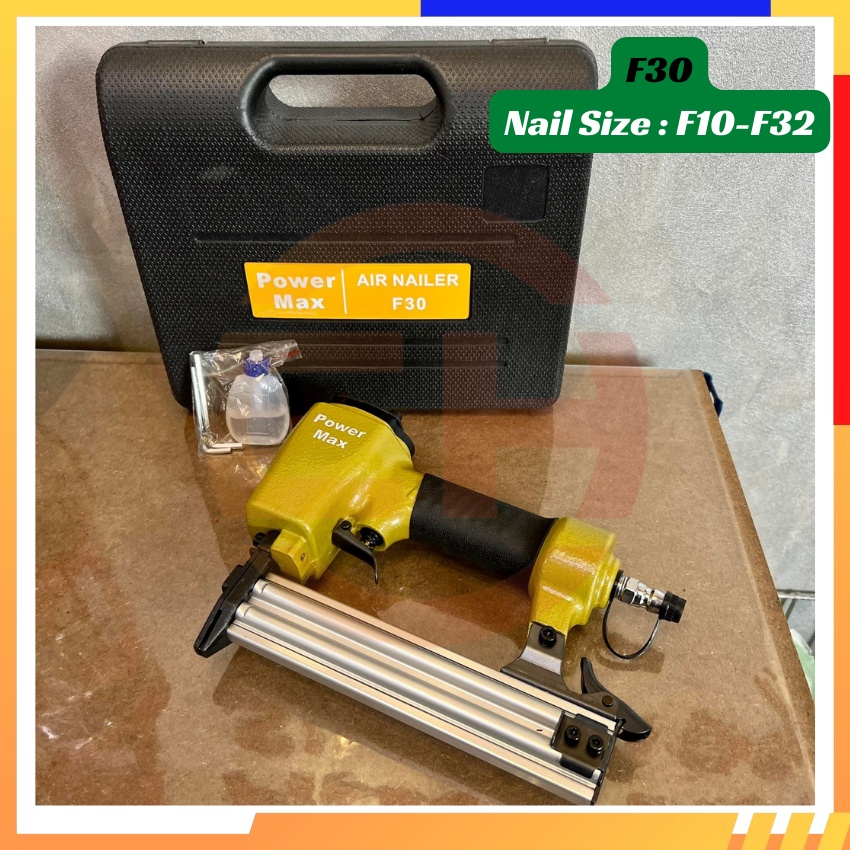 Air Stapler Air Nail Tool Pneumatic Nailer Wood air Stapler Sofa Mesin Paku打钉机(F30/T50/1022J ...