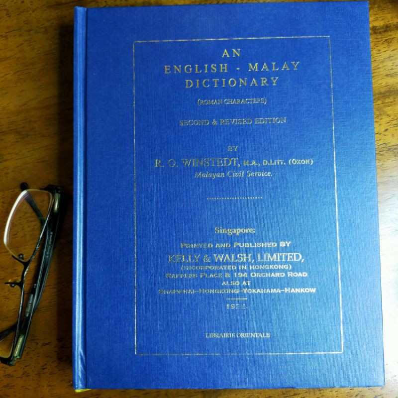 [Collector, pre-independence] AN ENGLISH - MALAY DICTIONARY - SECOND ...