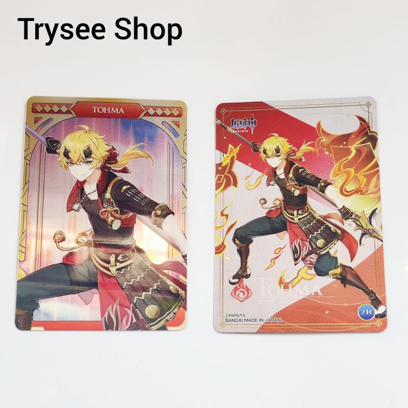 Genshin Impact Metal Card Collection Bandai Namco/Mihoyo Eula Shenhe ...