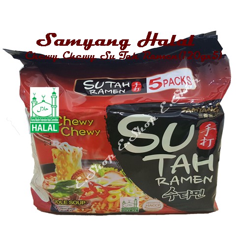 Samyang Halal Su Tah Ramen (120gx5) | Shopee Malaysia
