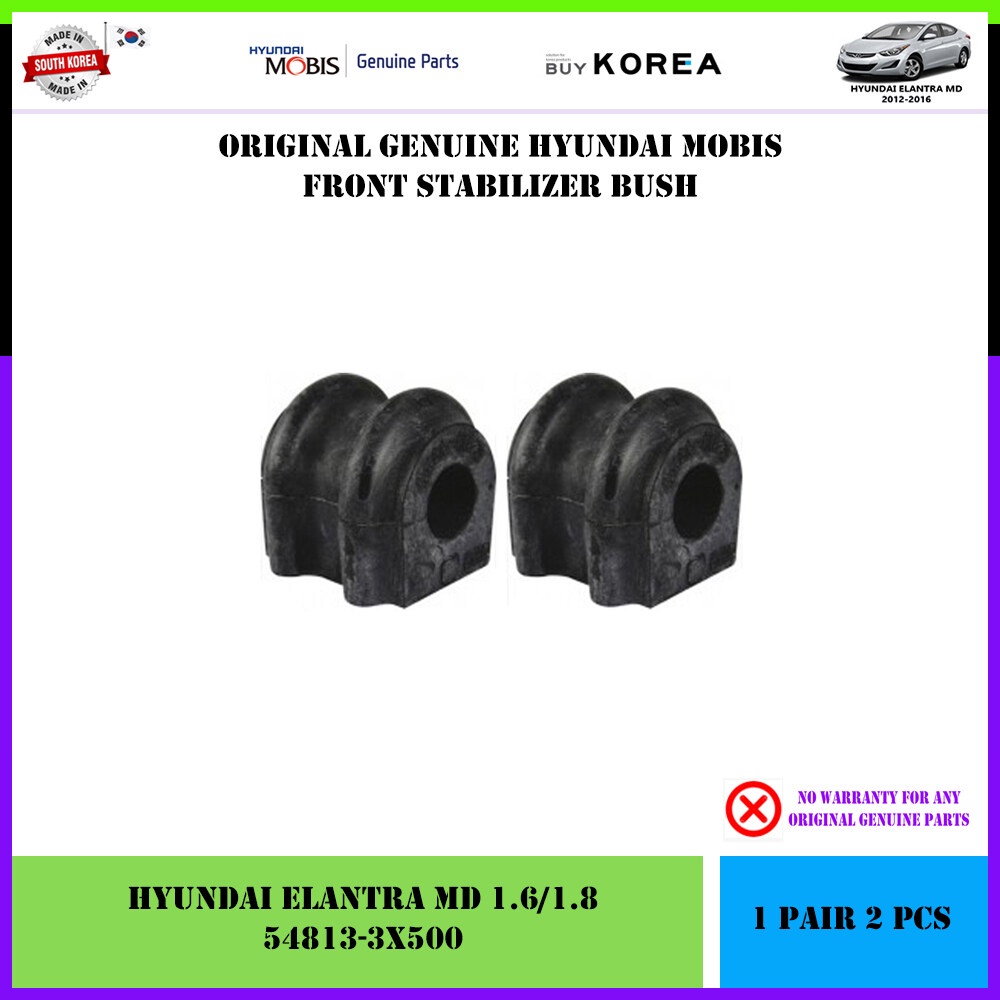Hyundai Elantra MD 1.6/1.8 Genuine Hyundai Mobis Front Stabilizer Bush ...