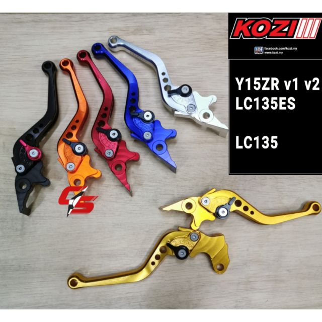 KOZI RACING CNC ALLOY BRAKE & CLUTCH LEVER Y15ZR V1 V2 Y16ZR LC135 4S 5S APIDO RAPIDO ESPADA ...