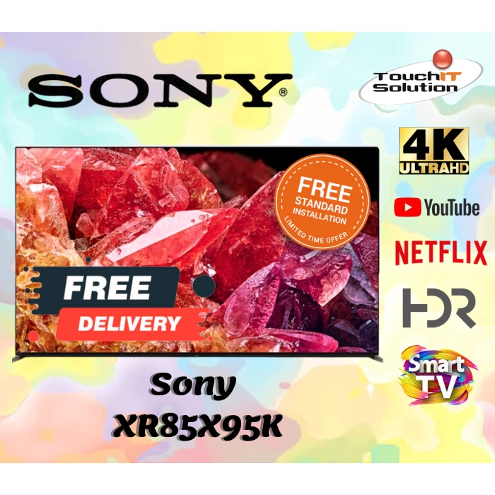 Sony 85'' X95K BRAVIA XR Mini LED 85X95K 4K Ultra HD High Dynamic Range (HDR) Smart TV (Google ...