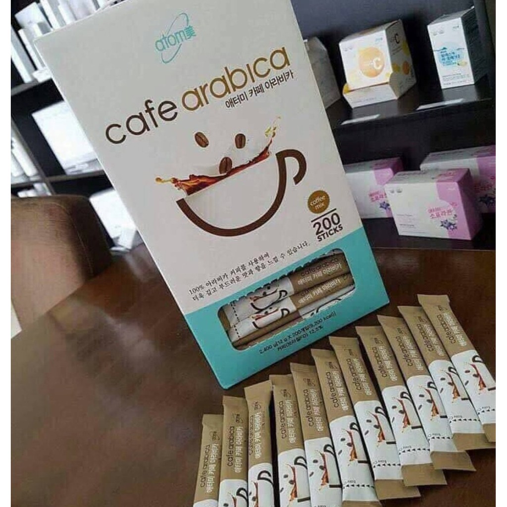 Trial 50 Sachets Atomy Cafė Arabica 艾多美奶精咖啡 Instant Coffee 艾多美阿拉比卡速溶咖啡 ...