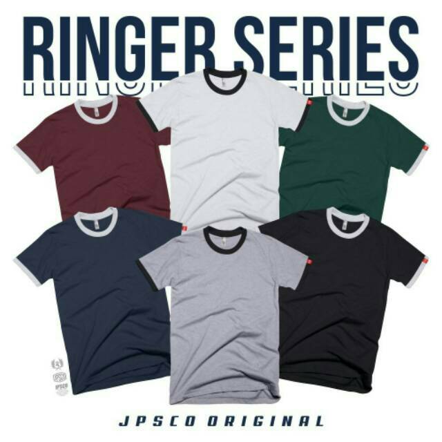 Jpsco ORIGINAL ringer Plain T-Shirt | Shopee Malaysia