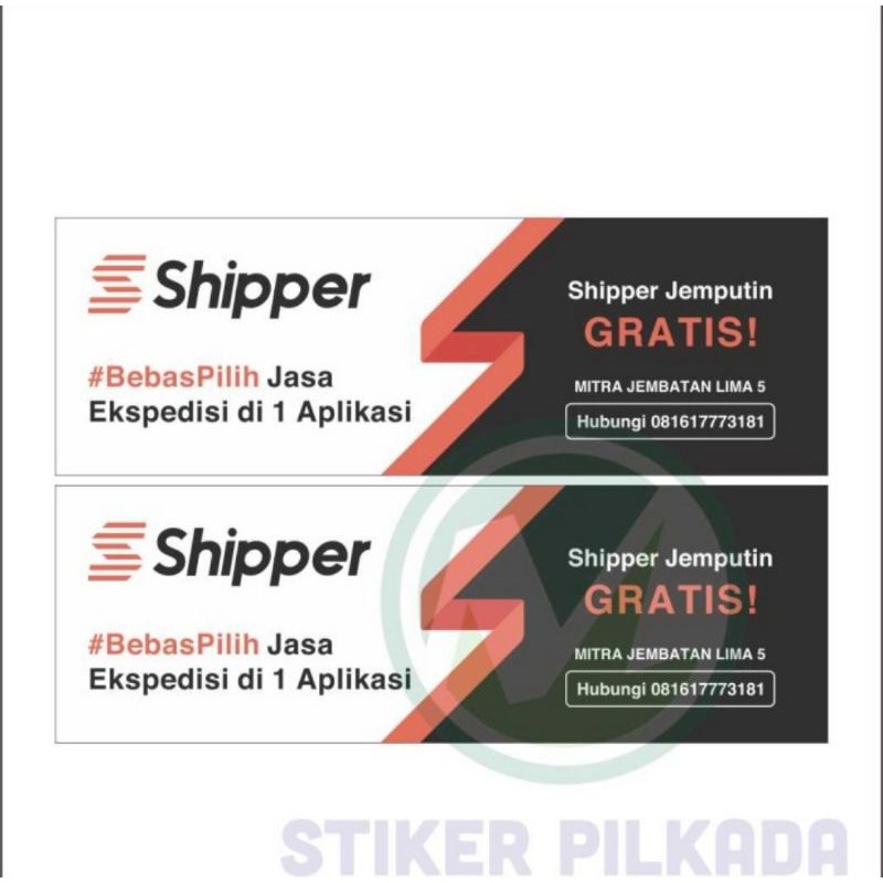 Custom FLEXIBLE BANNER NAME SHIPPER 3X1M | Shopee Malaysia