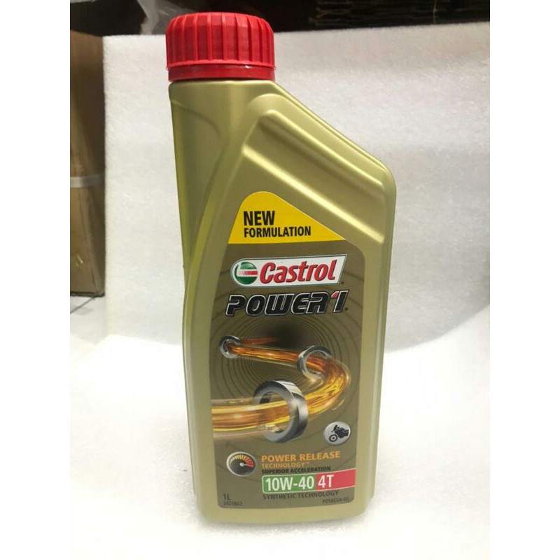 {100% ORIGINAL} CASTROL 4T MINYAK HITAM ( POWER1, GO, ACTIV ) | Shopee ...