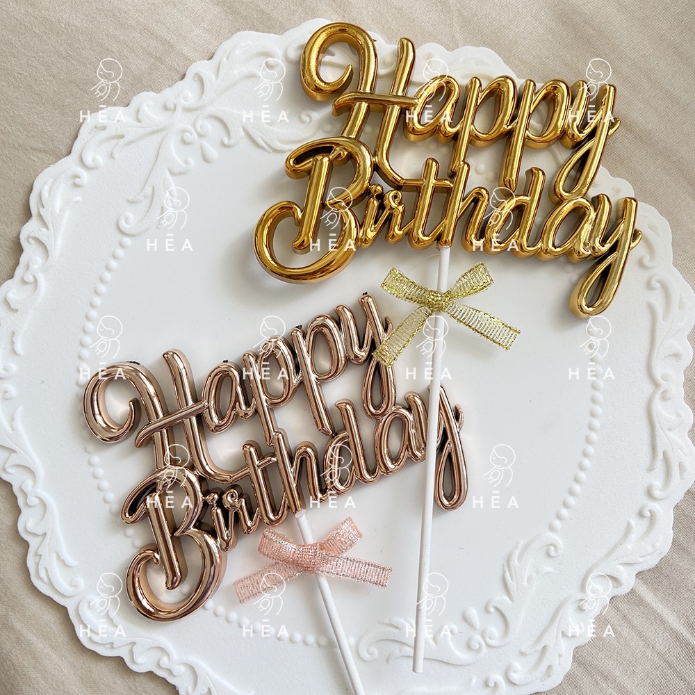2D style Happy Birthday Cake Topper | Shopee Malaysia