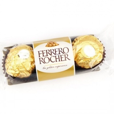 [HALAL] Ferrero Rocher contains 3 pcs of Ferrero Rocher Chocolate ...