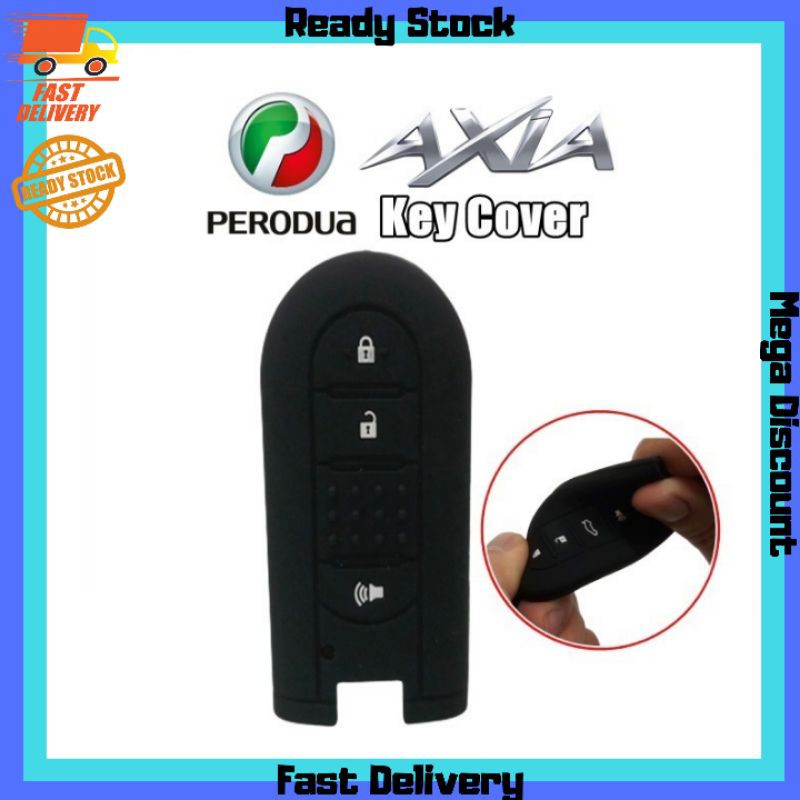 🎁READY STOCK🎁 Perodua Axia Keyless Remote Car Key Silicone Cover Casing ...