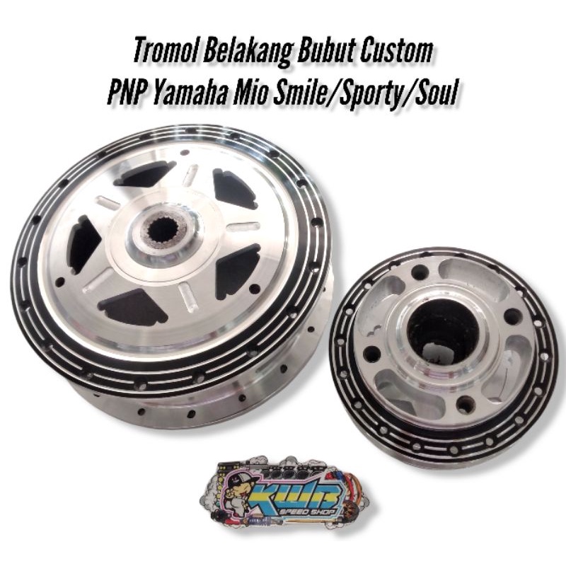 Original TROMOL YAMAHA MIO SET FRONT REAR COPD LACK BUBU CUSTOM MILING ...