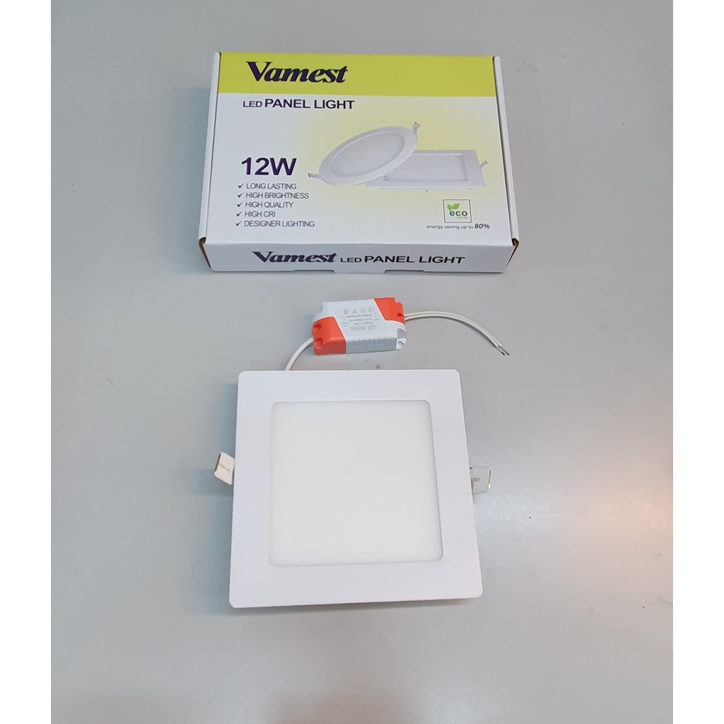 Led Downlight 12W Panel Light Downlight 4 Inch (SQUARE) | Shopee Malaysia
