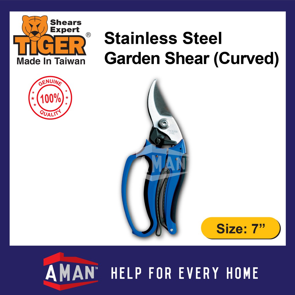 Tiger Stainless Steel Garden Shear | Shopee Malaysia
