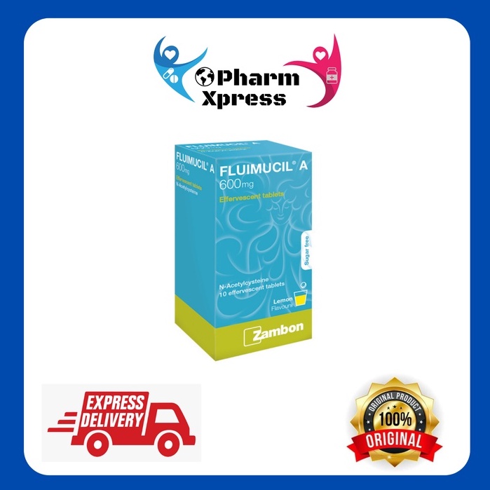 Fluimucil A 600mg 10 effervescent tablets (1 Box) | Shopee Malaysia
