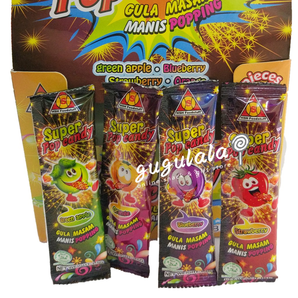 Super Pop Candy Gula Masam Manis 100's | Shopee Malaysia