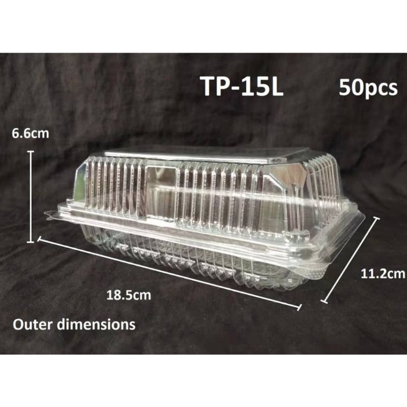 TP-15L Plastik Makanan Tray Disposable Packaging Bekas Kuih Food Grade ...