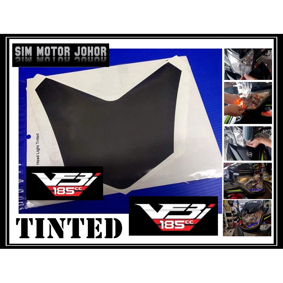 SYM VF3i Sticker Tinted Lampu Depan (Siap Potong) | Shopee Malaysia