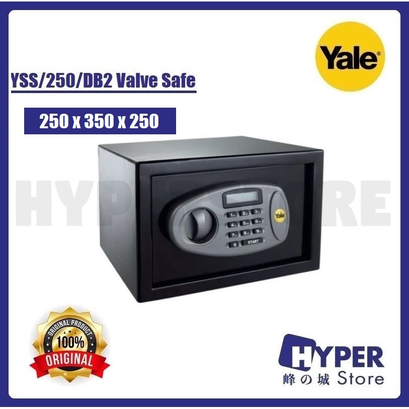 YALE Electronic Safe Box / Peti Kotak Keselamatan YSS/250/DB2 [100% ...