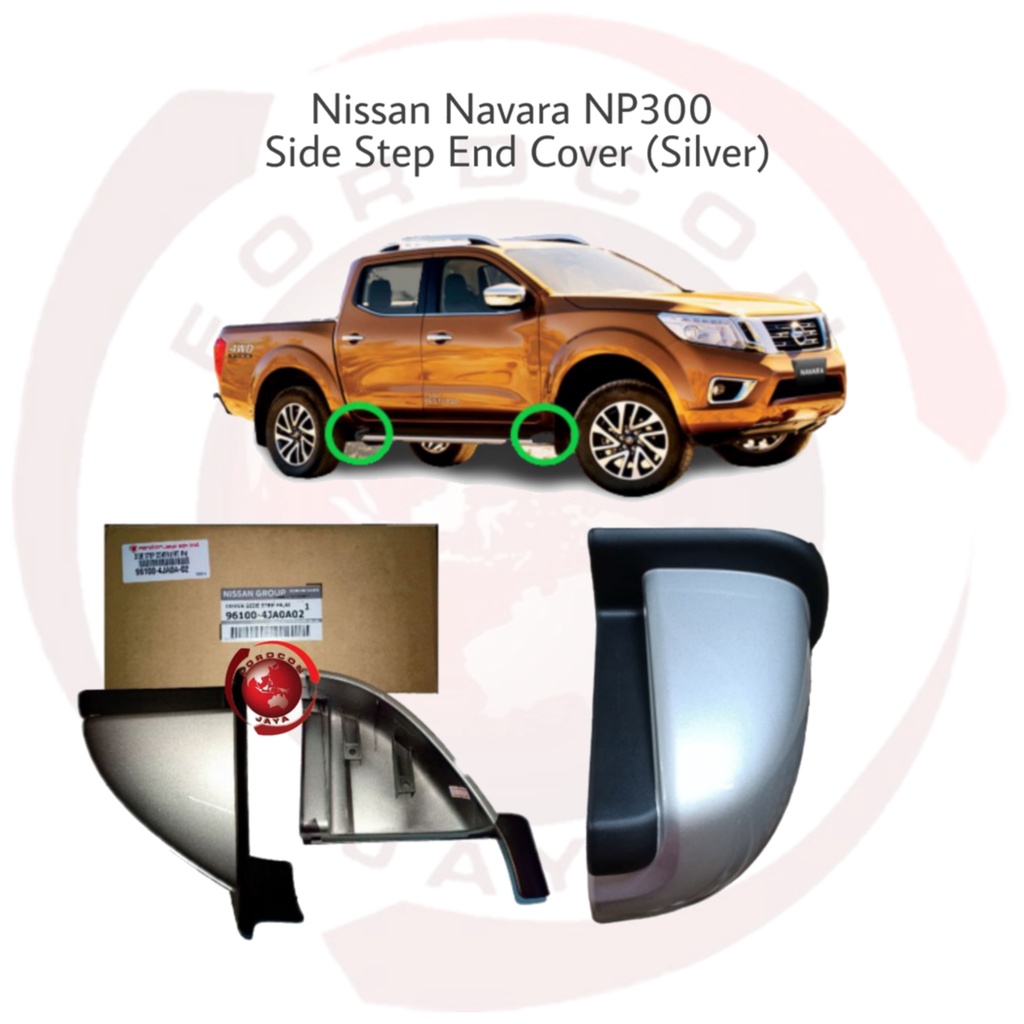 Nissan Navara D23T NP300 Side Step Cover (Silver) 2015- 96100-4JA0A-02 ...