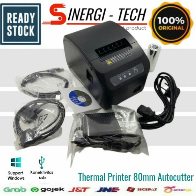MESIN Thermal CASHIER PRINTER 80MM AUTOCUTTER EP200II USB RS232 - RJ11 ...