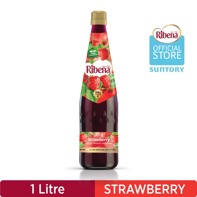 Ribena Concentrate Strawberry 1L | Shopee Malaysia