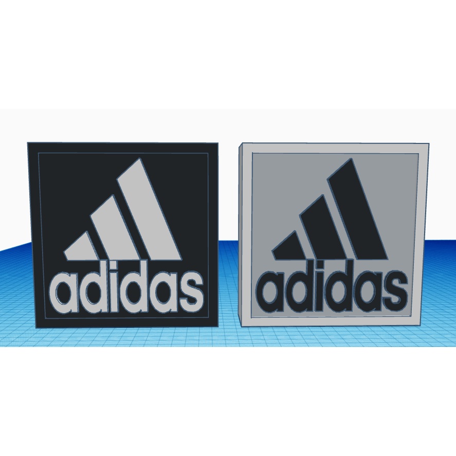 Adidas Logo with LED Light (Size 130mm x 130mm x 40mm) | Shopee Malaysia