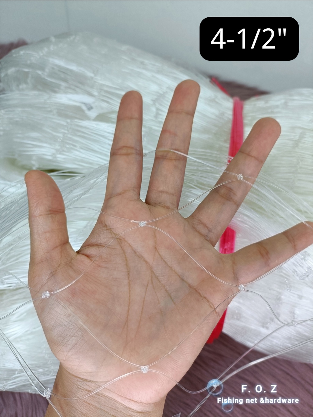 Jaring Ikan 0.70mm Q x 4-1/4" & 4-1/2" x 60MD x 91.4m Pukat tangsi ikan ...