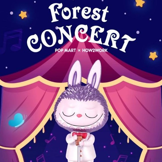 Popmart - Labubu The Forest Concert (Labubu Air Concert Toy Model ...