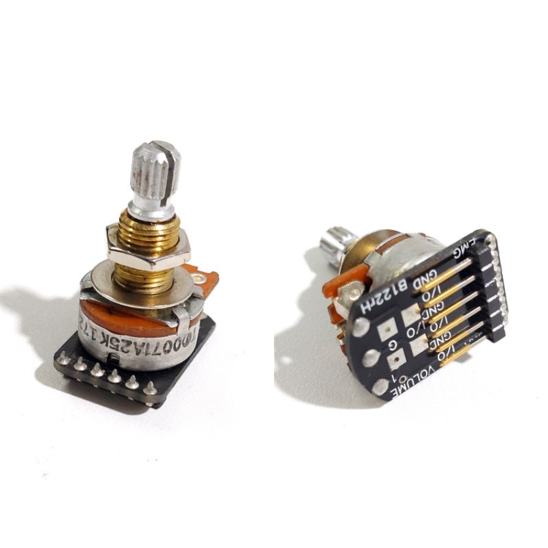 Original EMG 25K volume solderless B122rH guitar & bass potentiometer ...