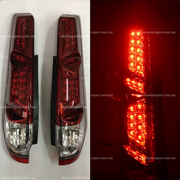 Nissan X-Trail Xtrail Led Tail Lamp Light 100% Taiwan Red Color 2011 ...