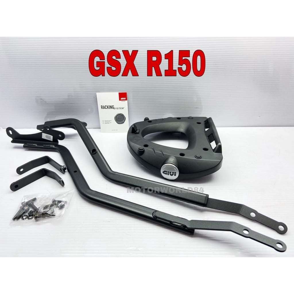 GIVI SUZUKI GSX R150 / S150 RACK MONORACK J COMBO BOX GIVI Heavyduty ...