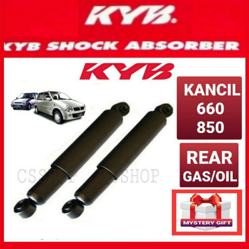 KYB PERODUA KANCIL 660 / 850 ABSORBER REAR OIL / GAS 1SET=2PCS KYB ORIGINAL KAYABA SUSPENSION ...