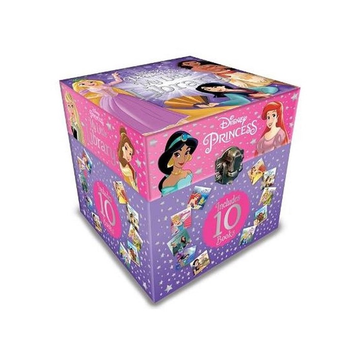 Disney Princess 10 Storybooks My Little Library Book Gift Set Box For ...
