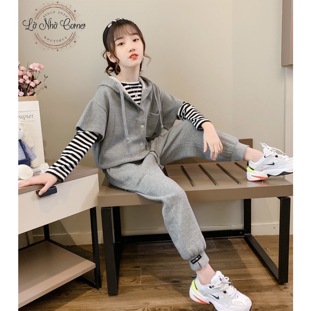 Autumn winter clothes set of 3 fashionable details for girls with large ...